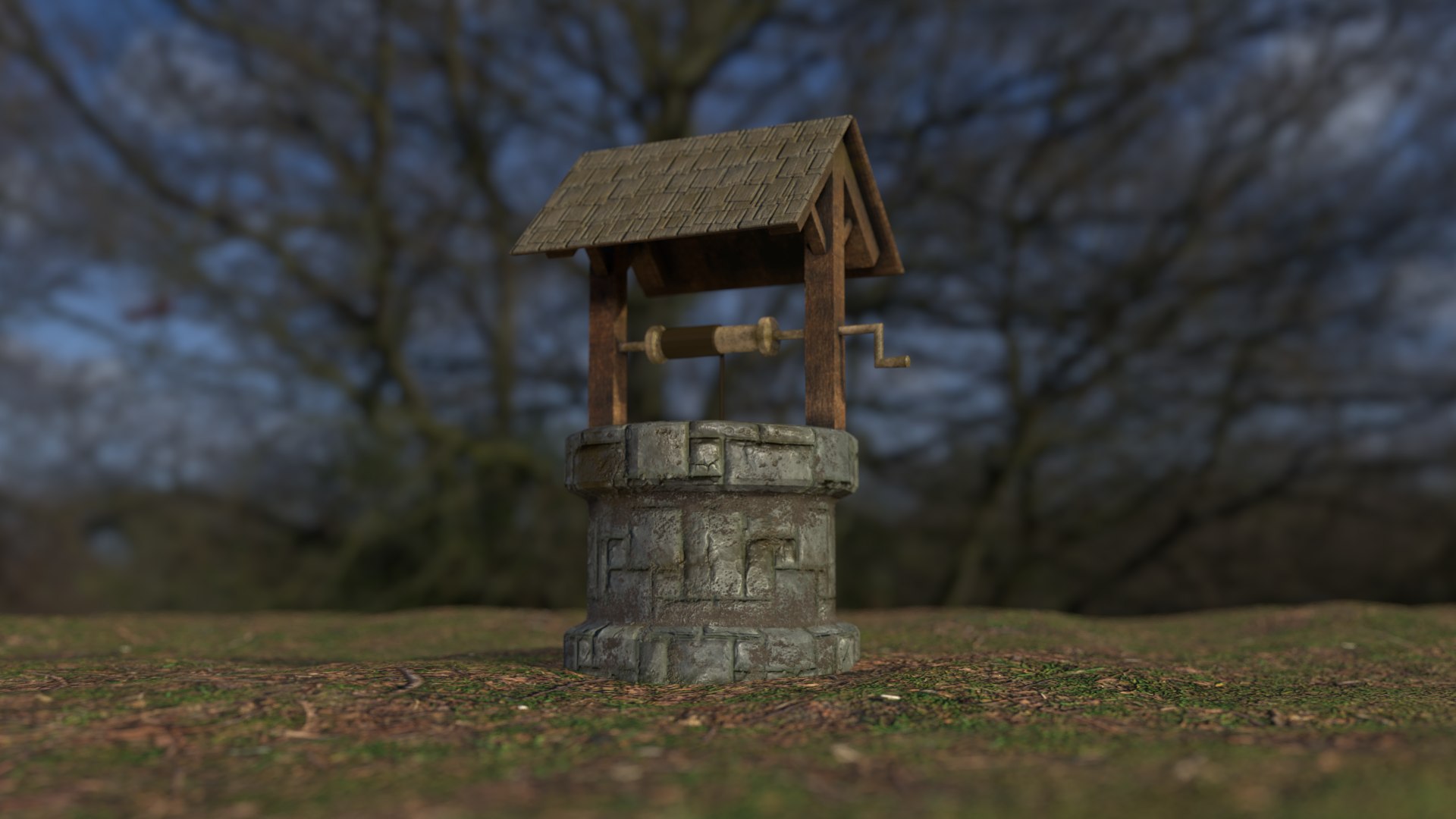 Medieval Water Well 3D - TurboSquid 1807242