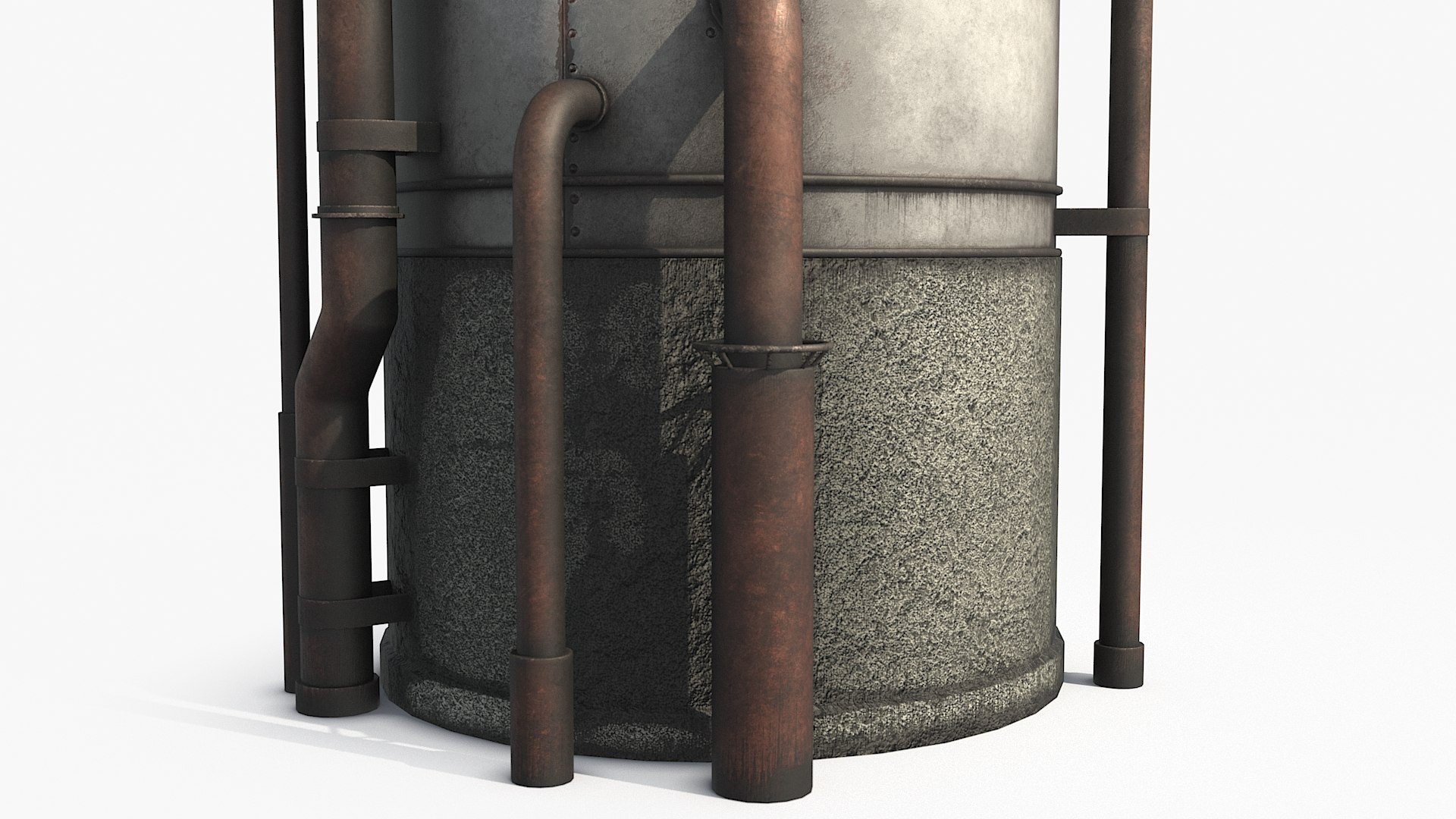 Rusty Industrial Tank 3D Model - TurboSquid 2378783