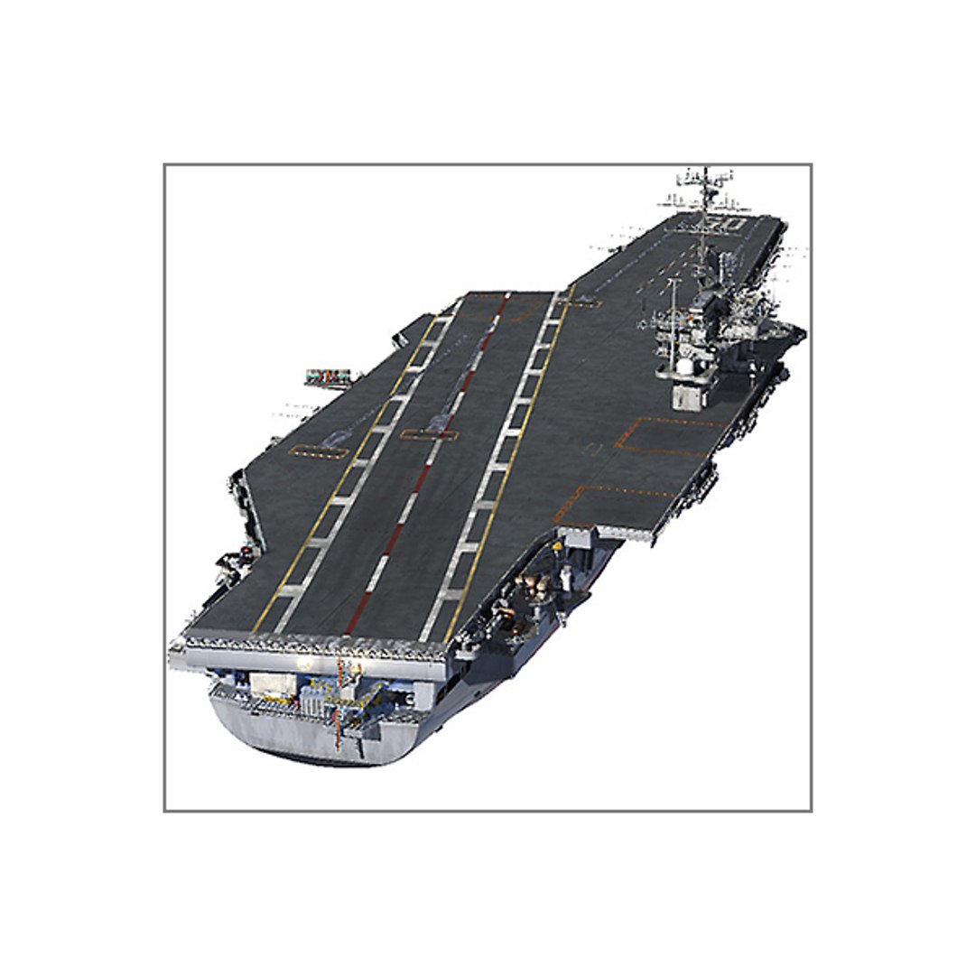 3d Forrestal Supercarrier Uss Model