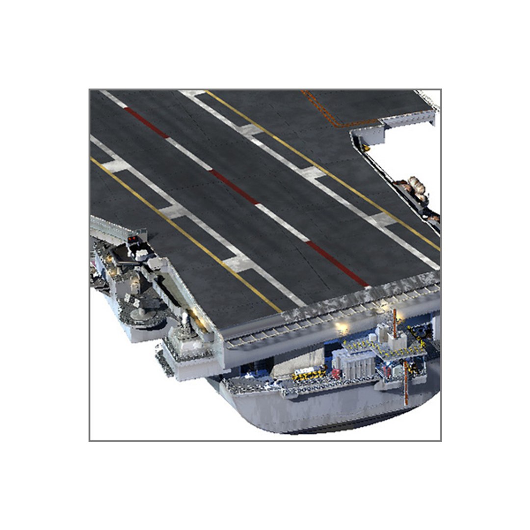 3d Forrestal Supercarrier Uss Model