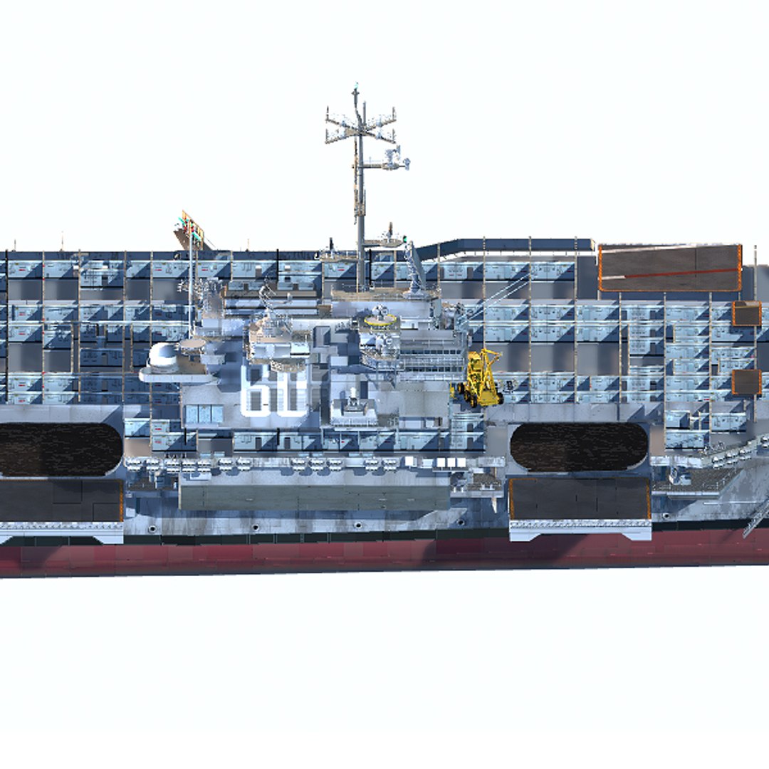 3d Forrestal Supercarrier Uss Model