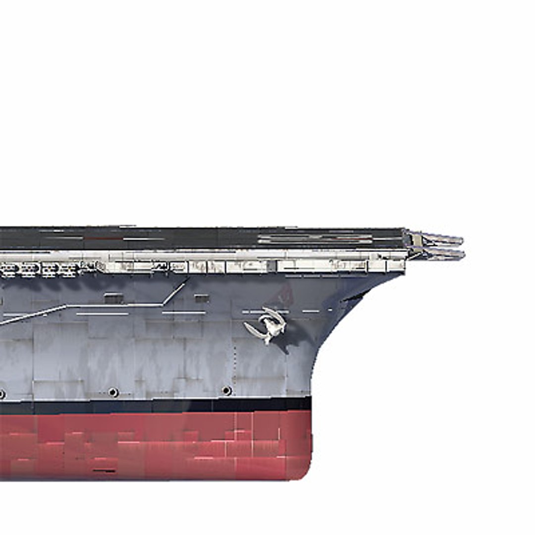 3d Forrestal Supercarrier Uss Model