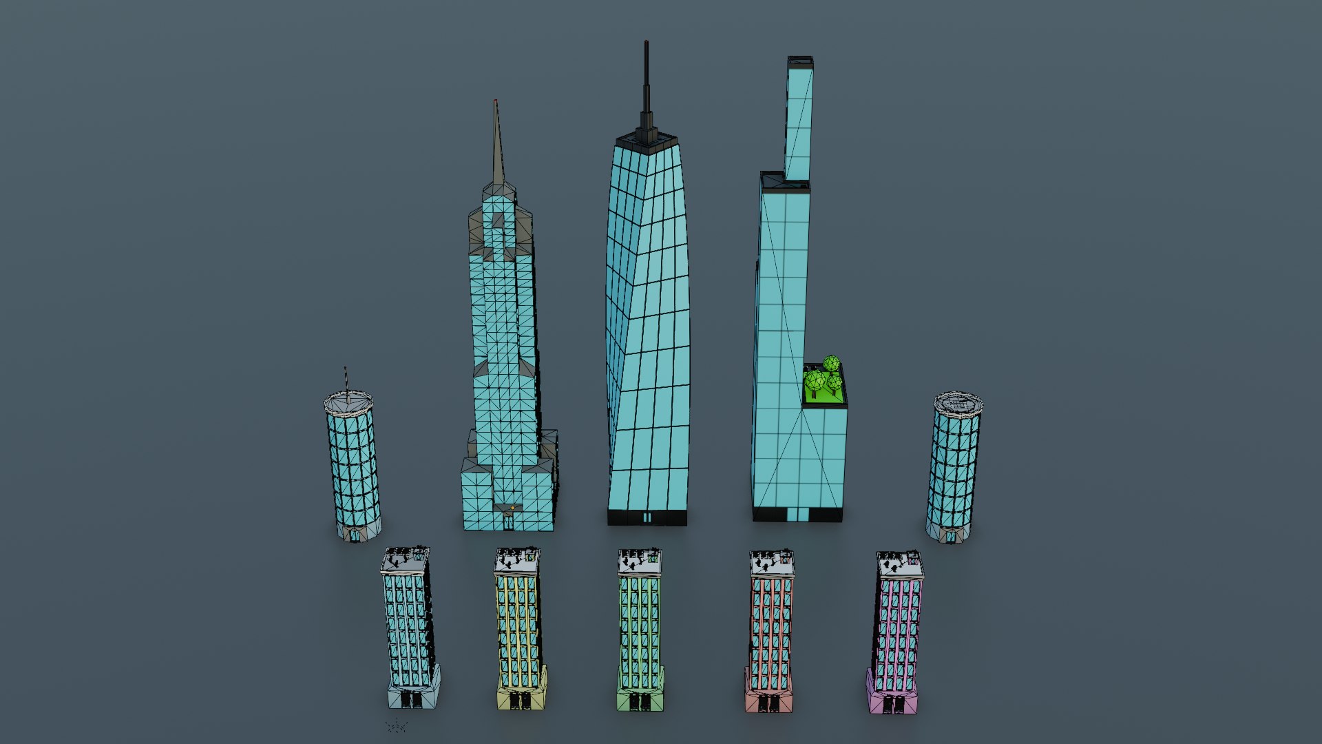 3D Game city urban building street - TurboSquid 2090714