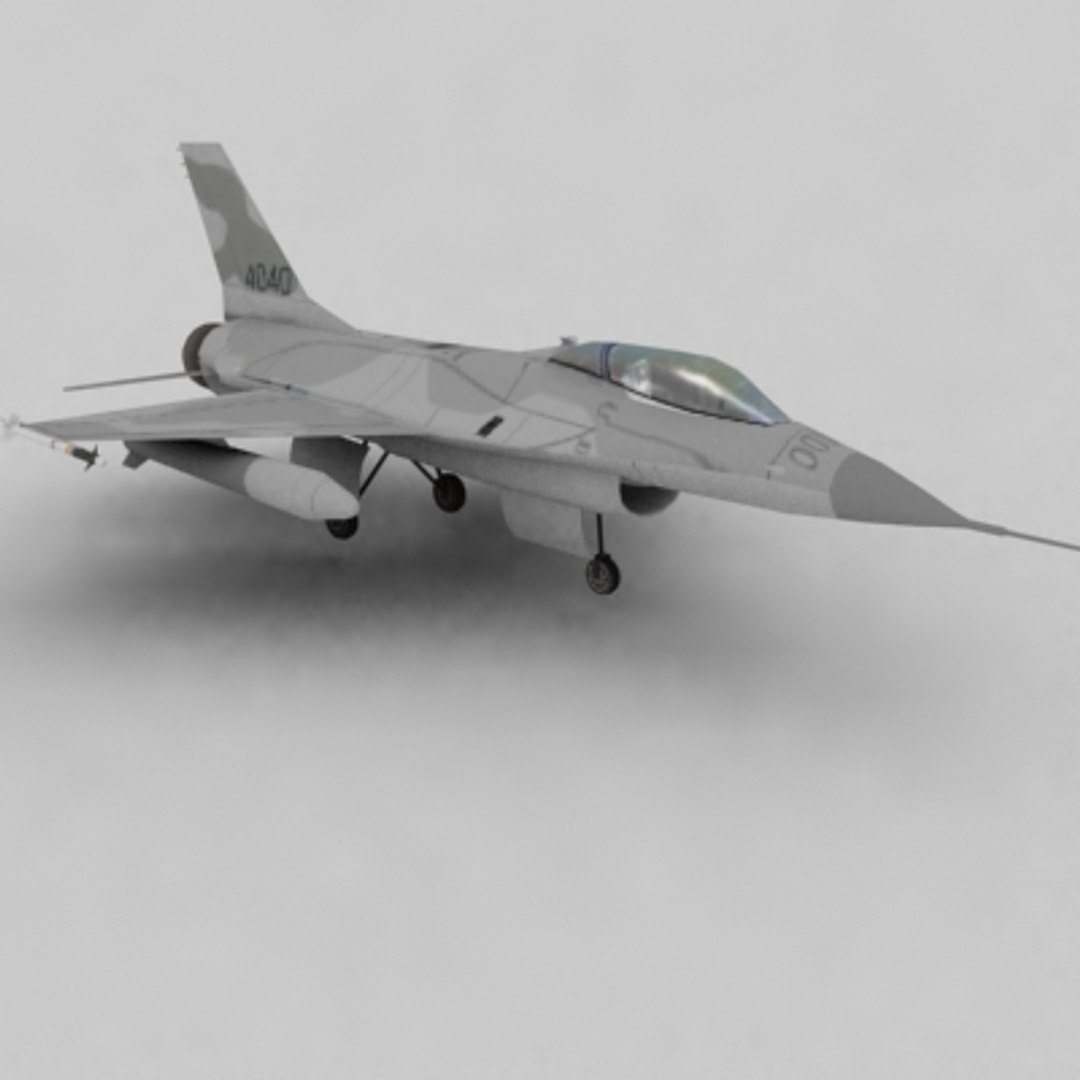 3d Model F16 F 16