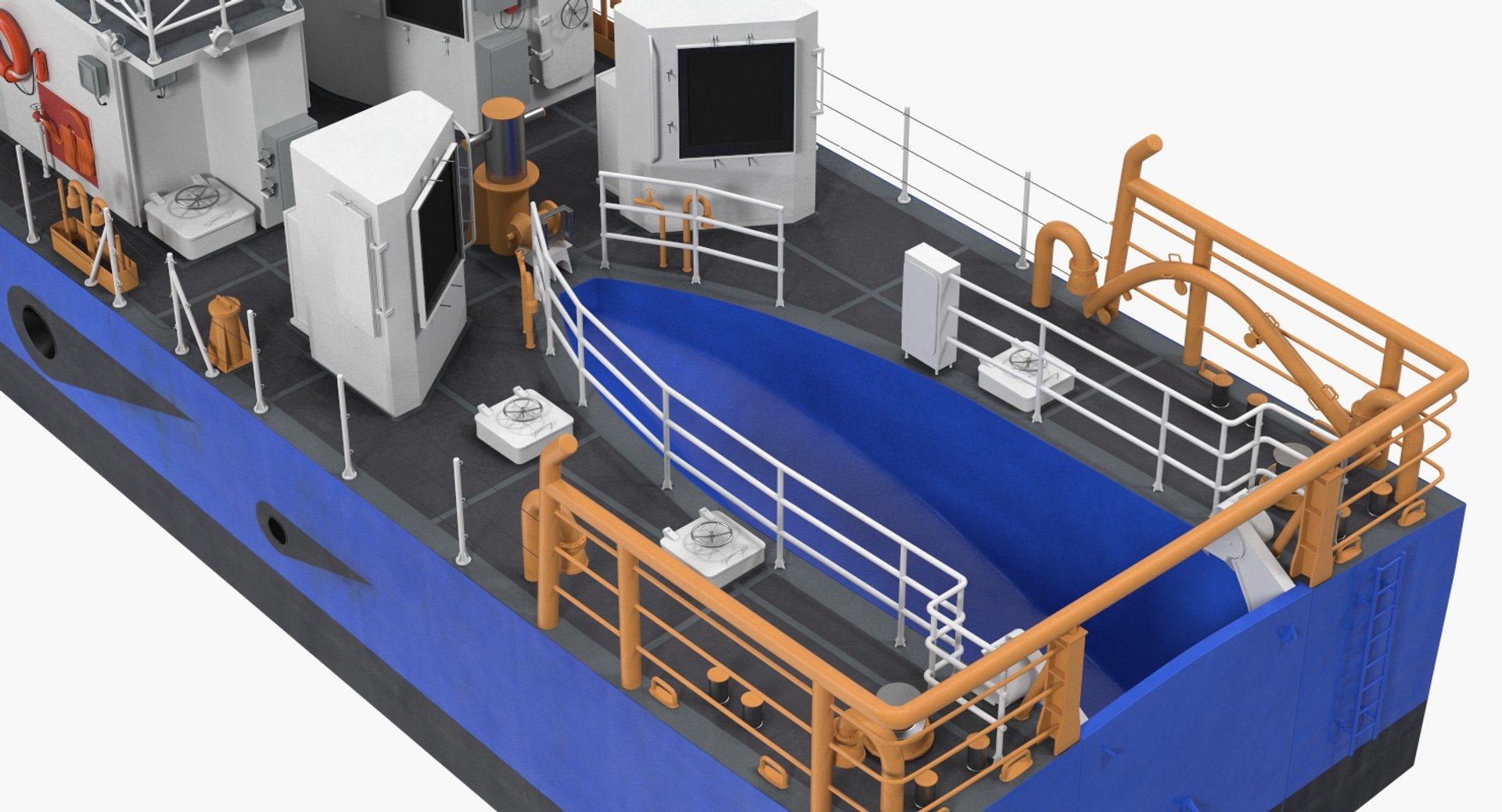 Coast guard patrol boat 3D model - TurboSquid 1329545