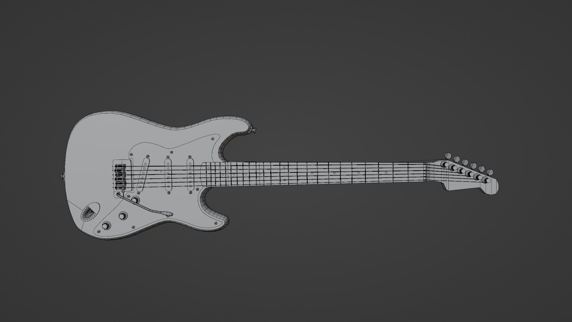 Electric Guitar Model - TurboSquid 2207314