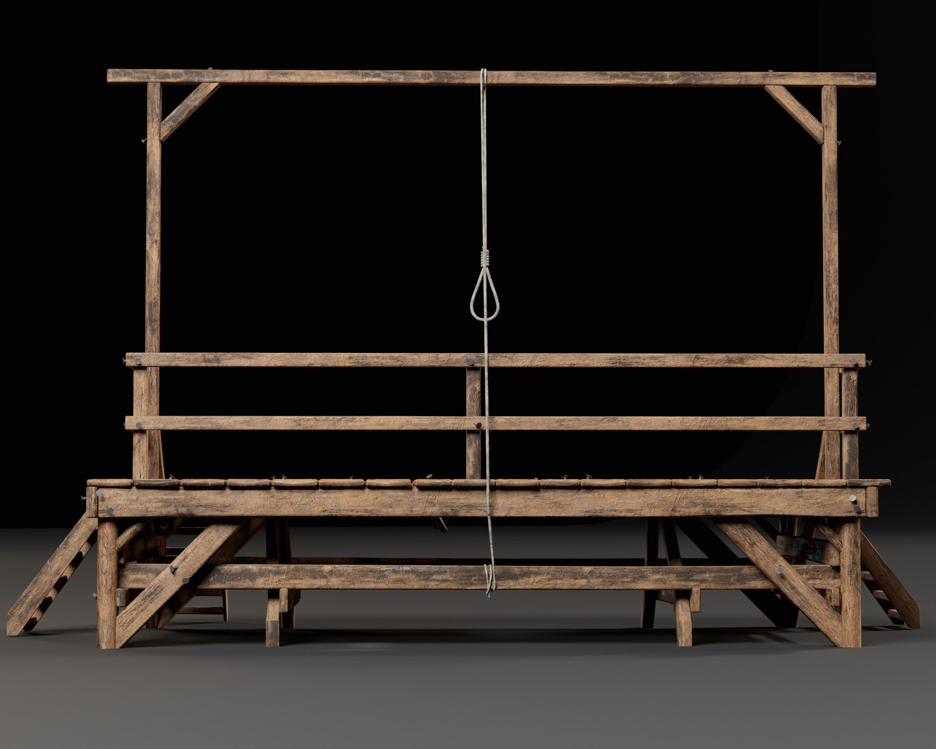 Medieval Gallow 3D Model - TurboSquid 2358007