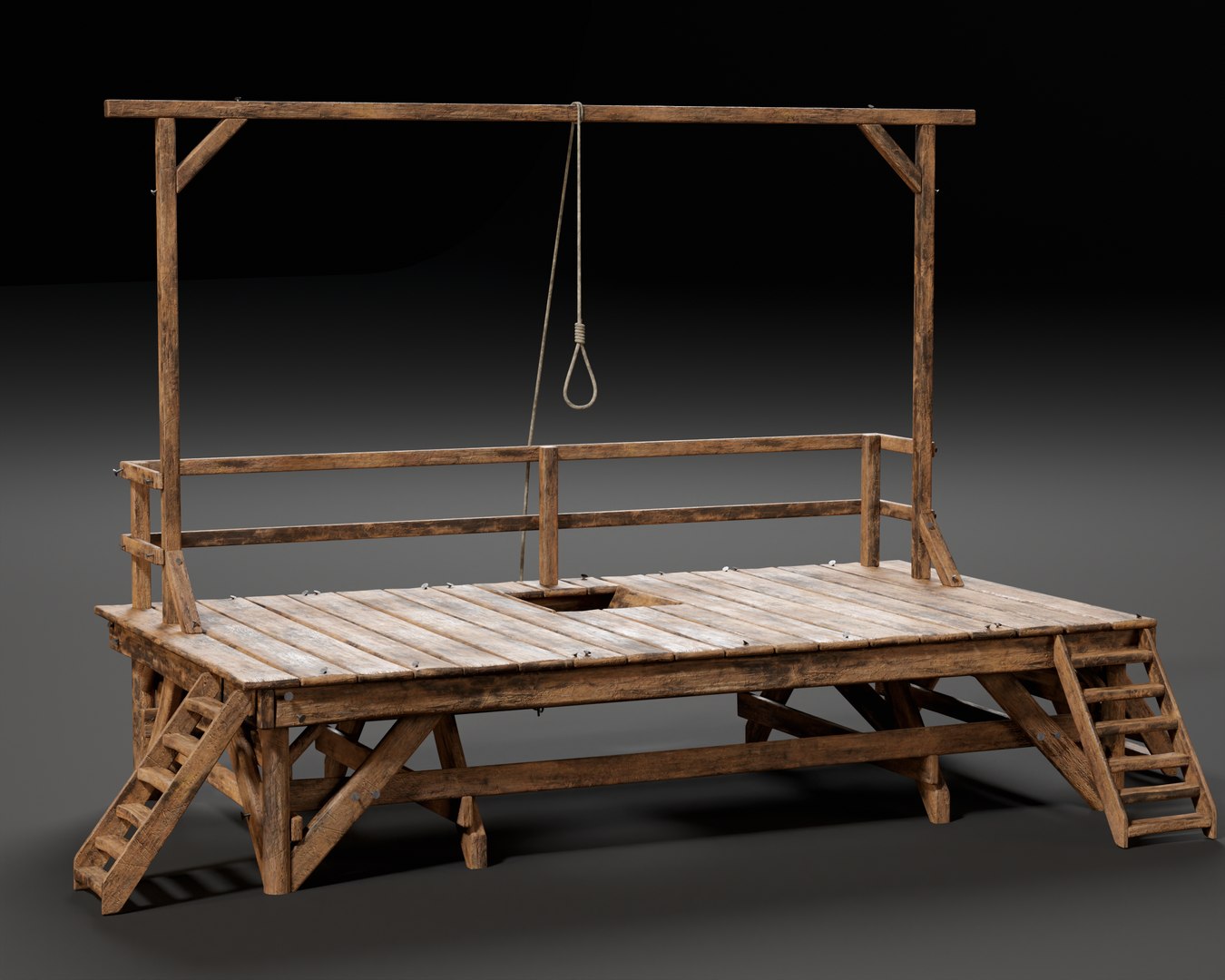 Medieval Gallow 3D Model - TurboSquid 2358007