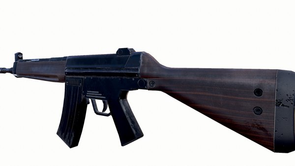 3D old rifle hk33a2 model - TurboSquid 1371925