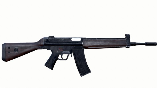 3D old rifle hk33a2 model - TurboSquid 1371925