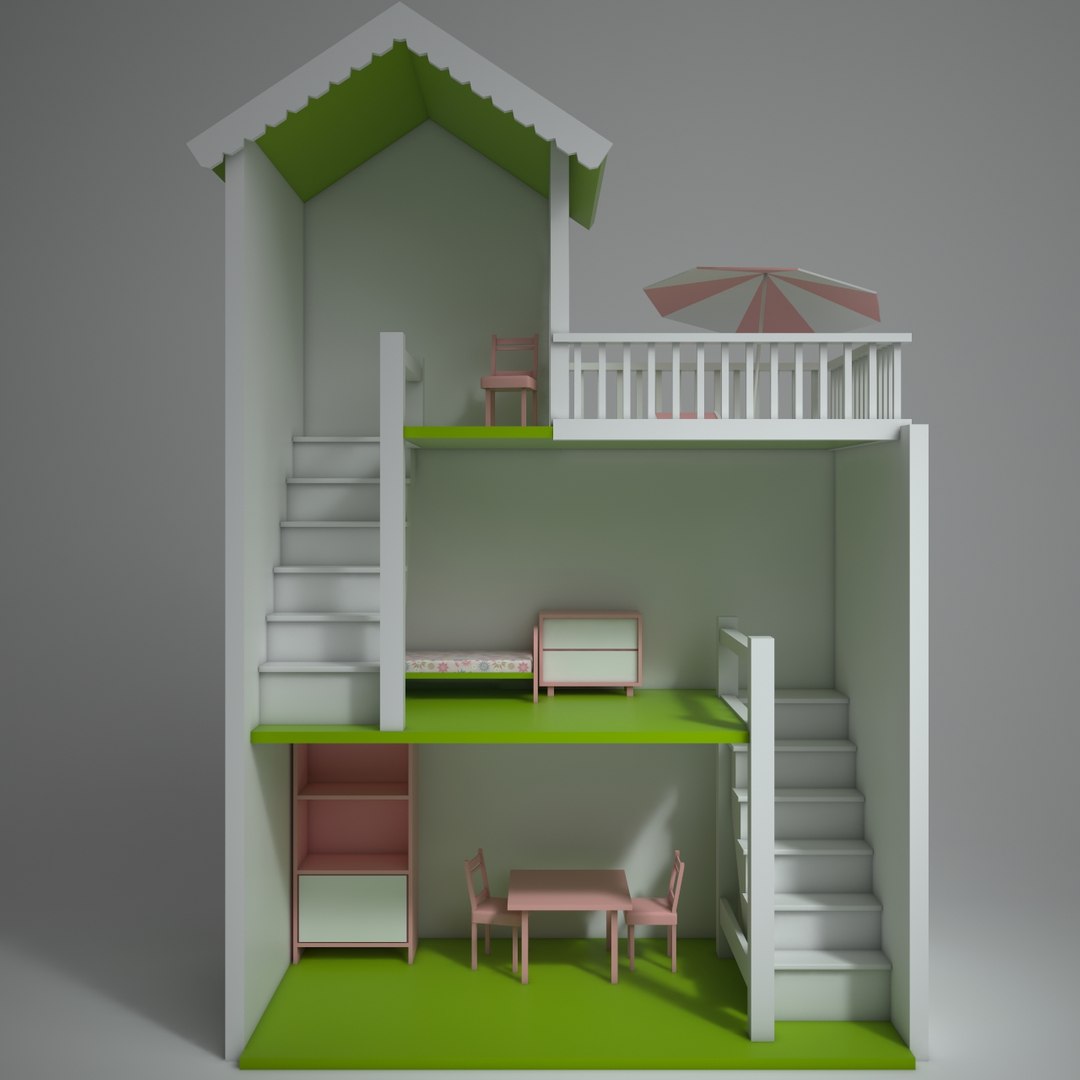 Toy House Model - TurboSquid 1261200