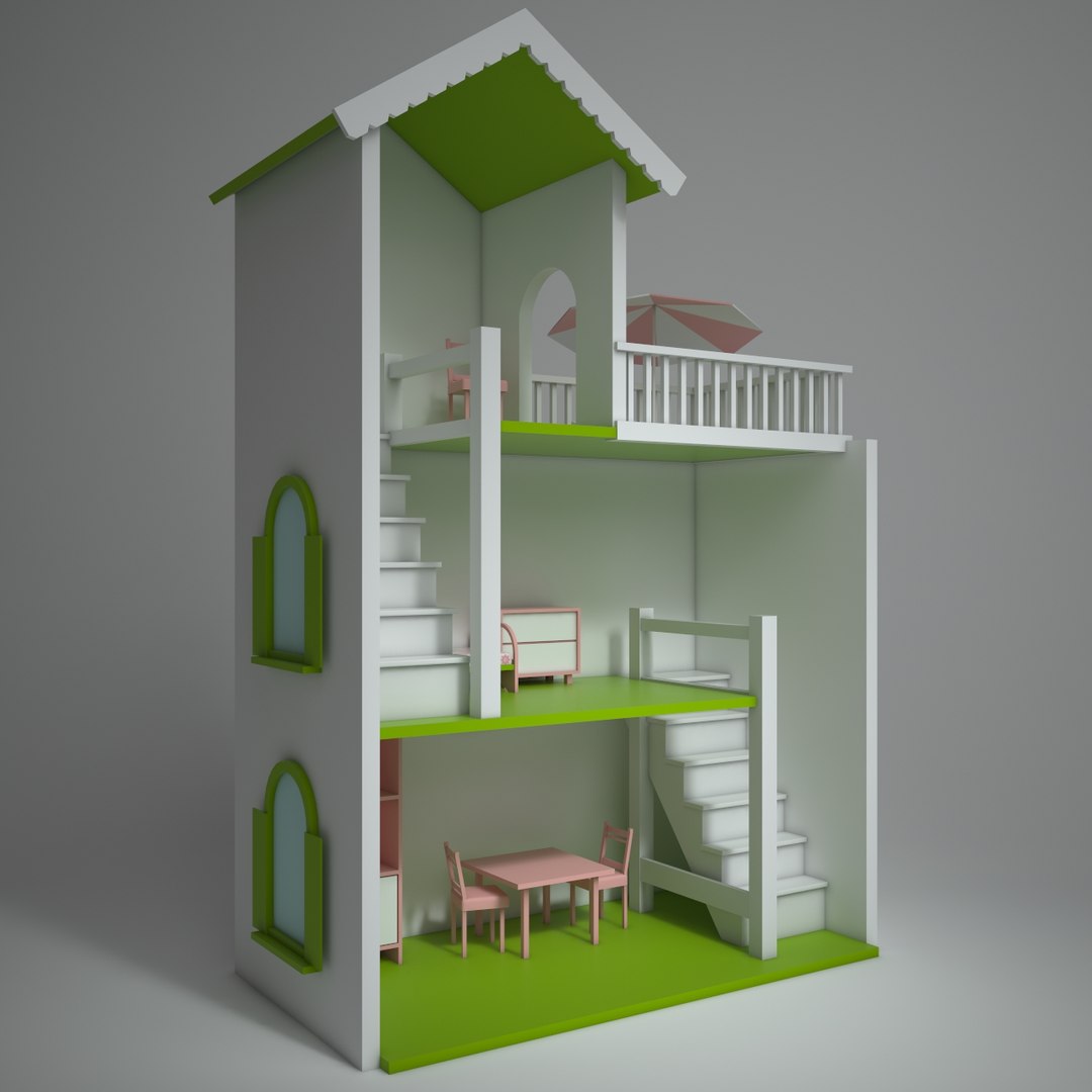 Toy House Model - TurboSquid 1261200