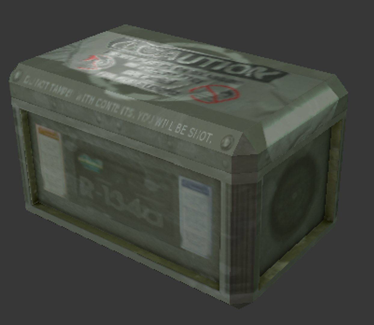 3d crate normal