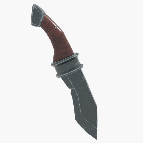 modelo 3d Stylized Knife - TurboSquid 2052511