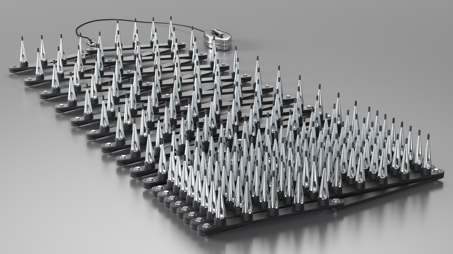 Roadway Safety Stinger Spike Model - TurboSquid 1434750