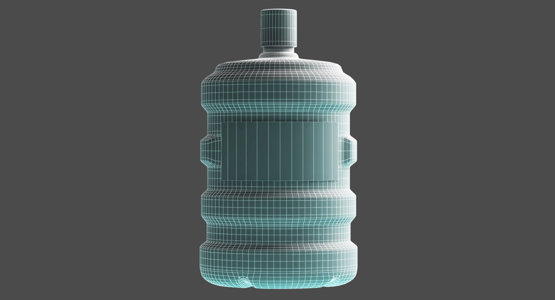 Water bottle modeled 3D model - TurboSquid 1228217