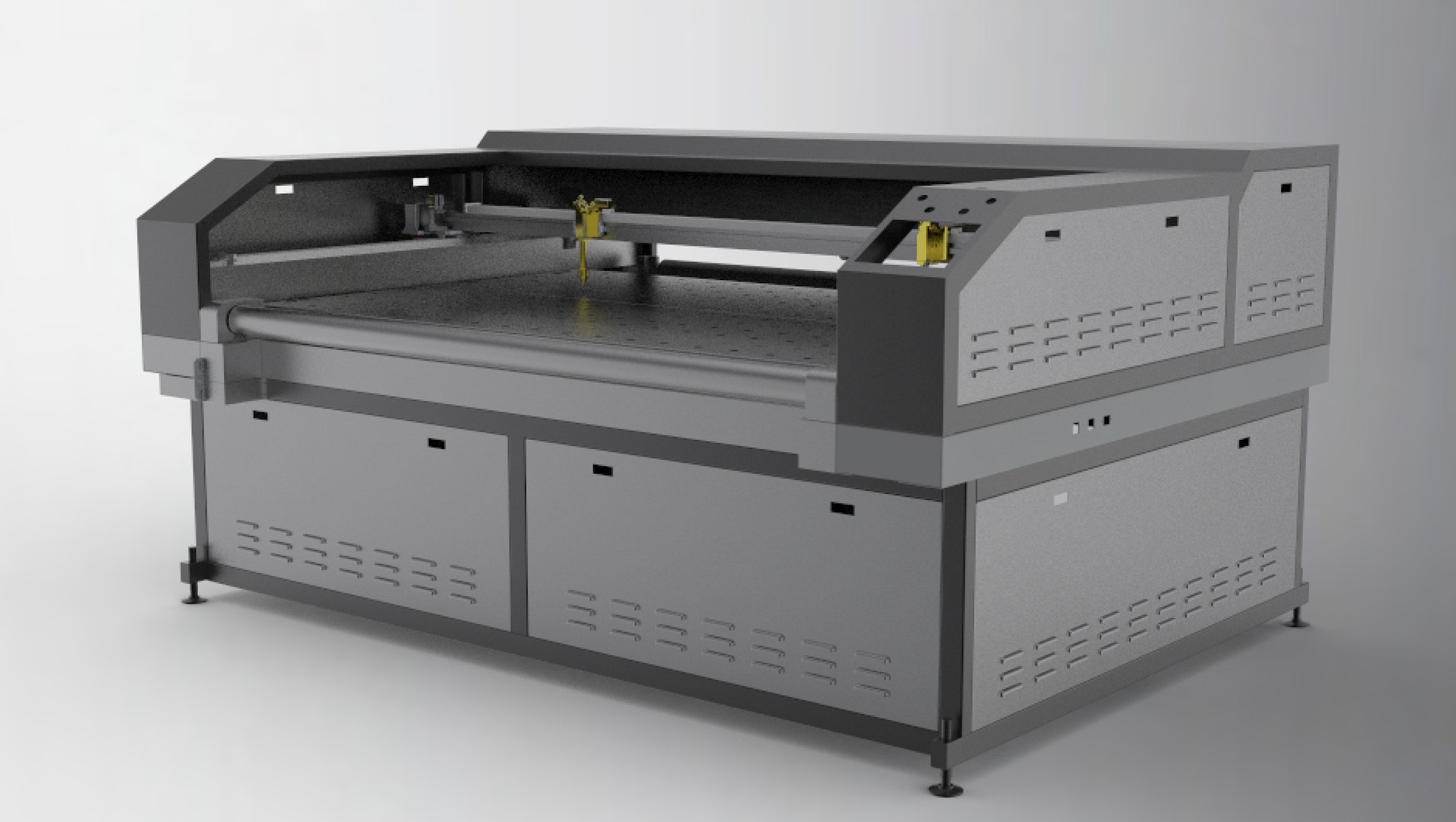 Laser Cutting Machine 3D Model - TurboSquid 1954346