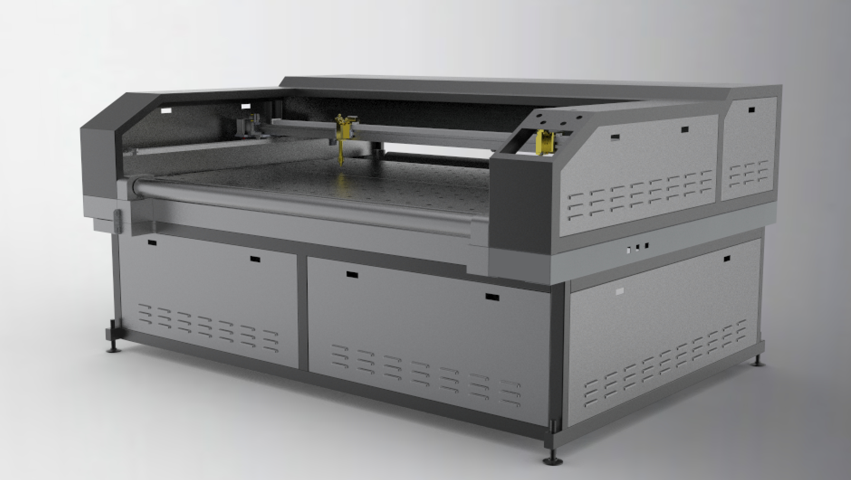 Laser cutting machine 3D model - TurboSquid 1954346
