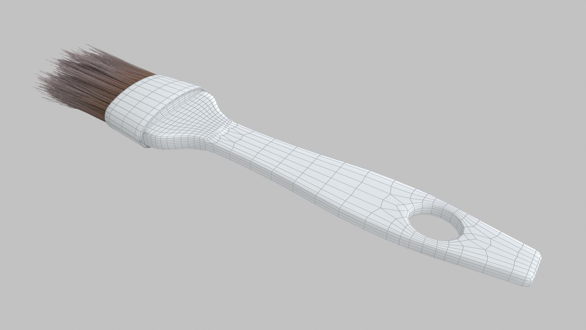 3D model paintbrush brushed - TurboSquid 1629811