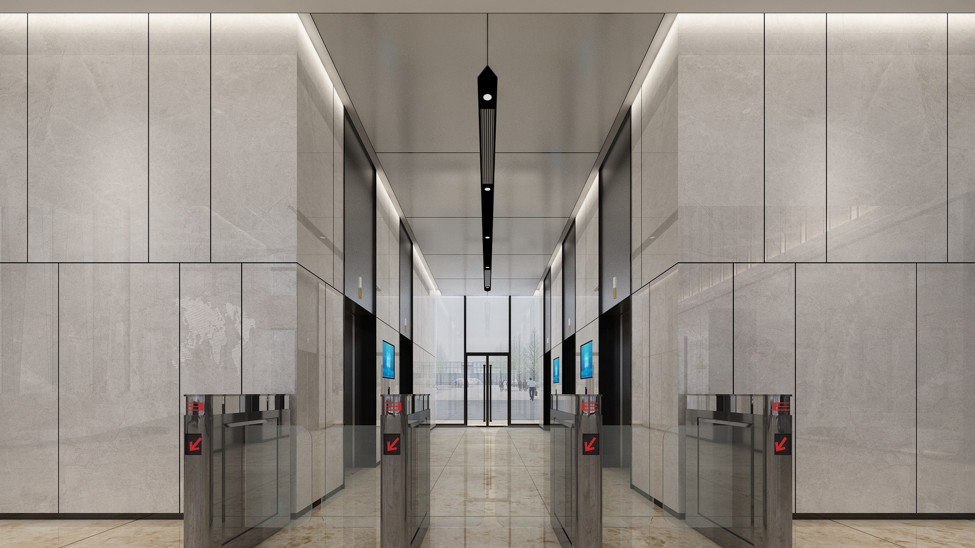 Office Lobby Collection 03 Model - TurboSquid 2197584