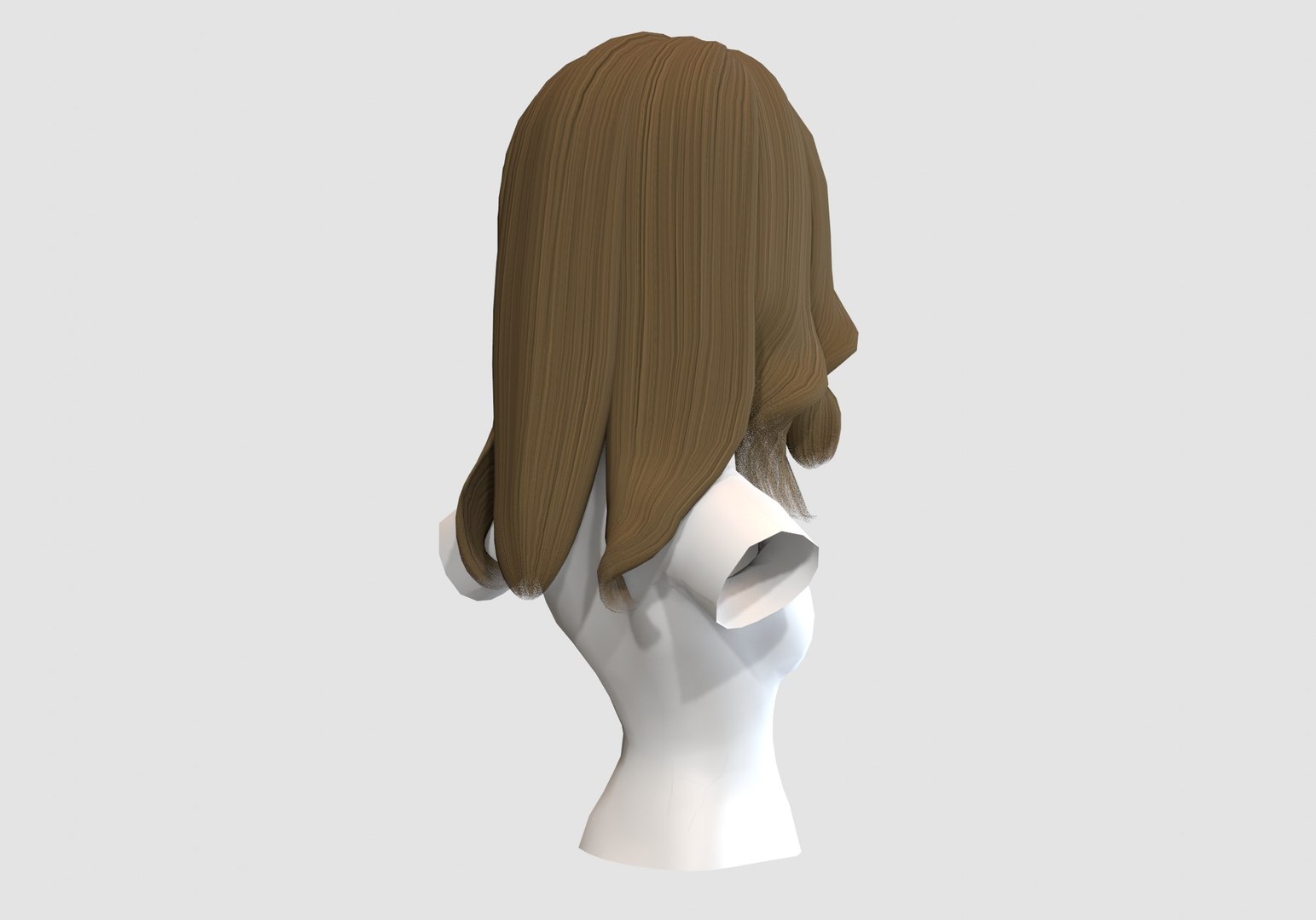 Wavy cartoon hairstyle 3D - TurboSquid 1921596