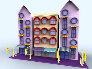 Cartoon House 3D Models for Download | TurboSquid