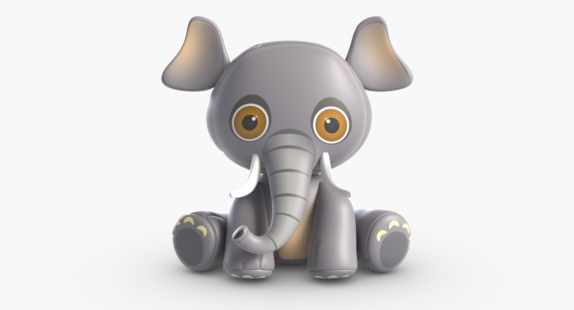 3D Toy Elle Elephant - TurboSquid 1339310