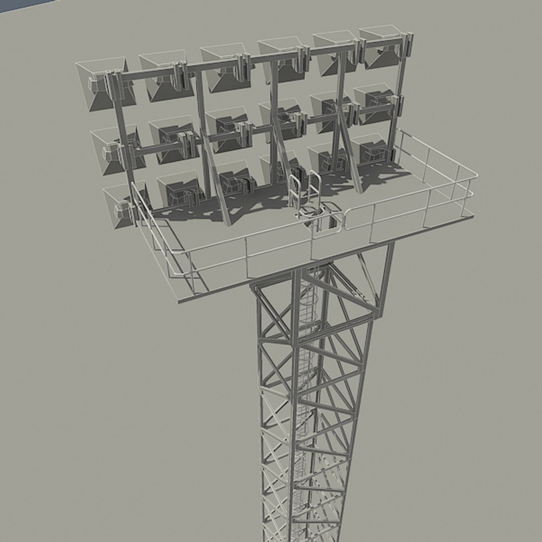 Lighting Tower 3ds