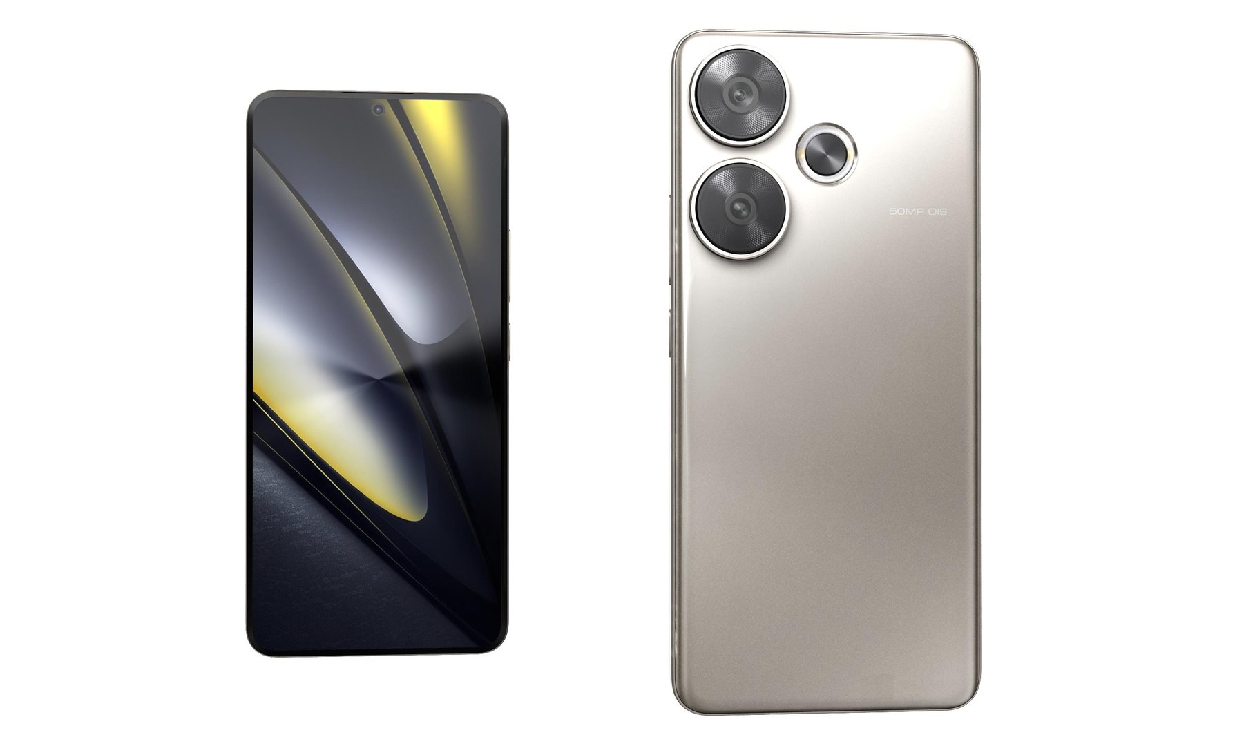 3D Xiaomi Poco F6 Gold Model - TurboSquid 2237360