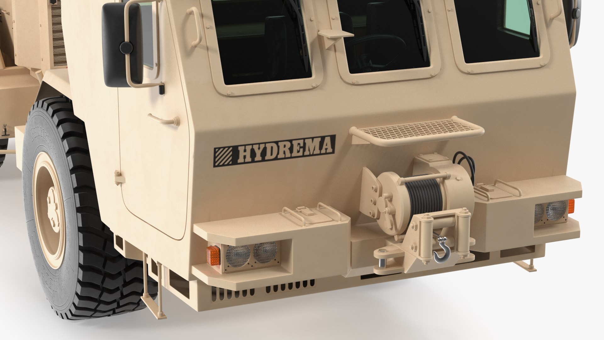 Hydrema 910 Mine Clearing Vehicle Sand Rigged model - TurboSquid 2097749