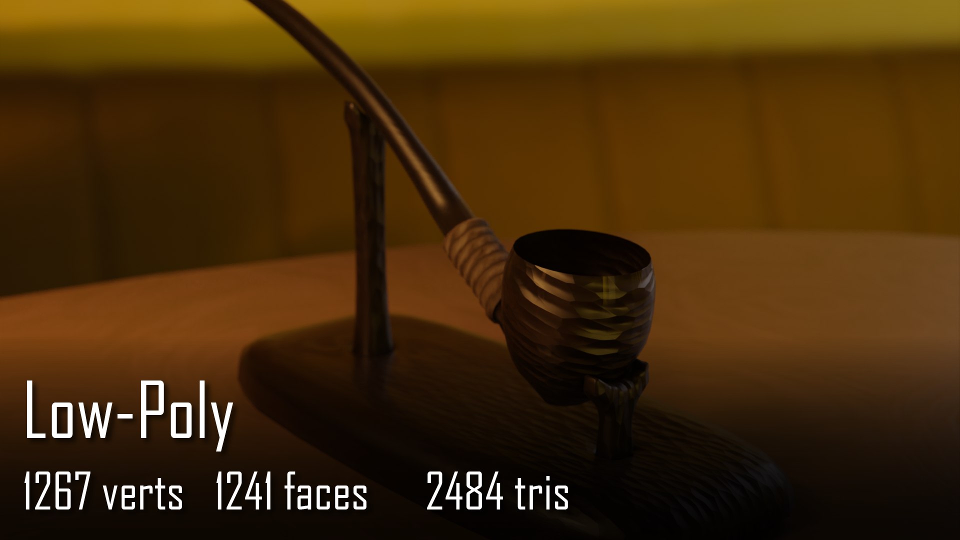 Carved Hobbit Pipe 3D Model - TurboSquid 1975845