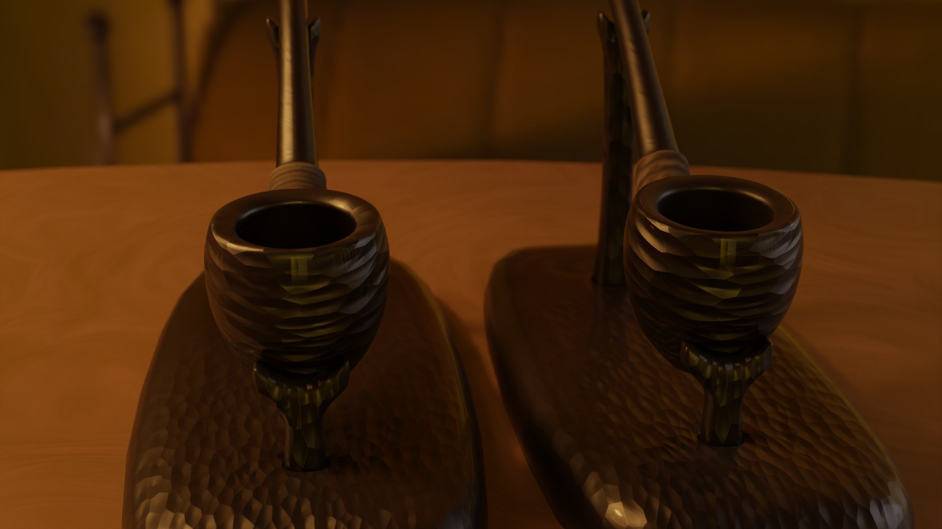 Carved Hobbit Pipe 3D Model - TurboSquid 1975845