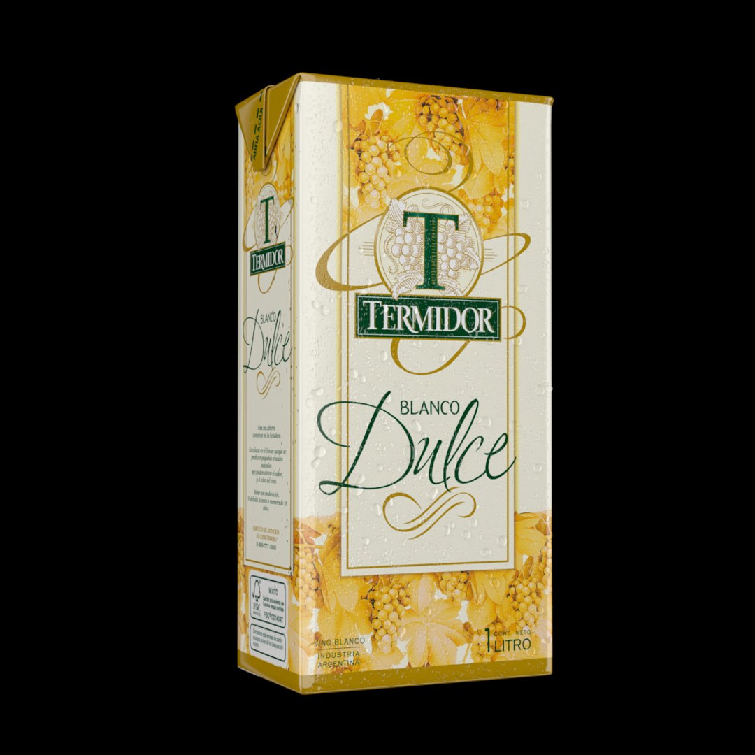 termidor white wine dulce 3d obj