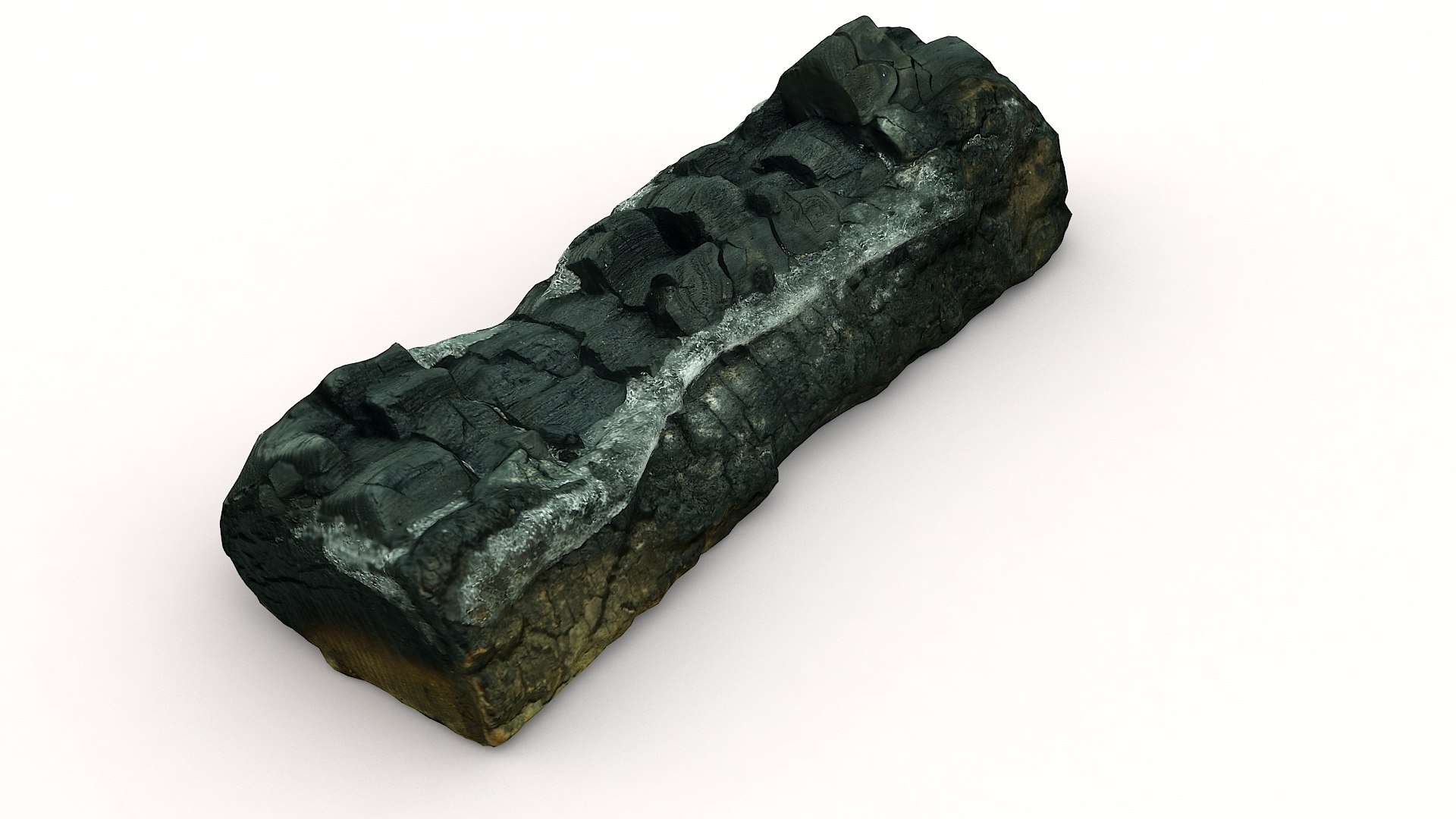 Charred Log 3D Model - TurboSquid 1528725