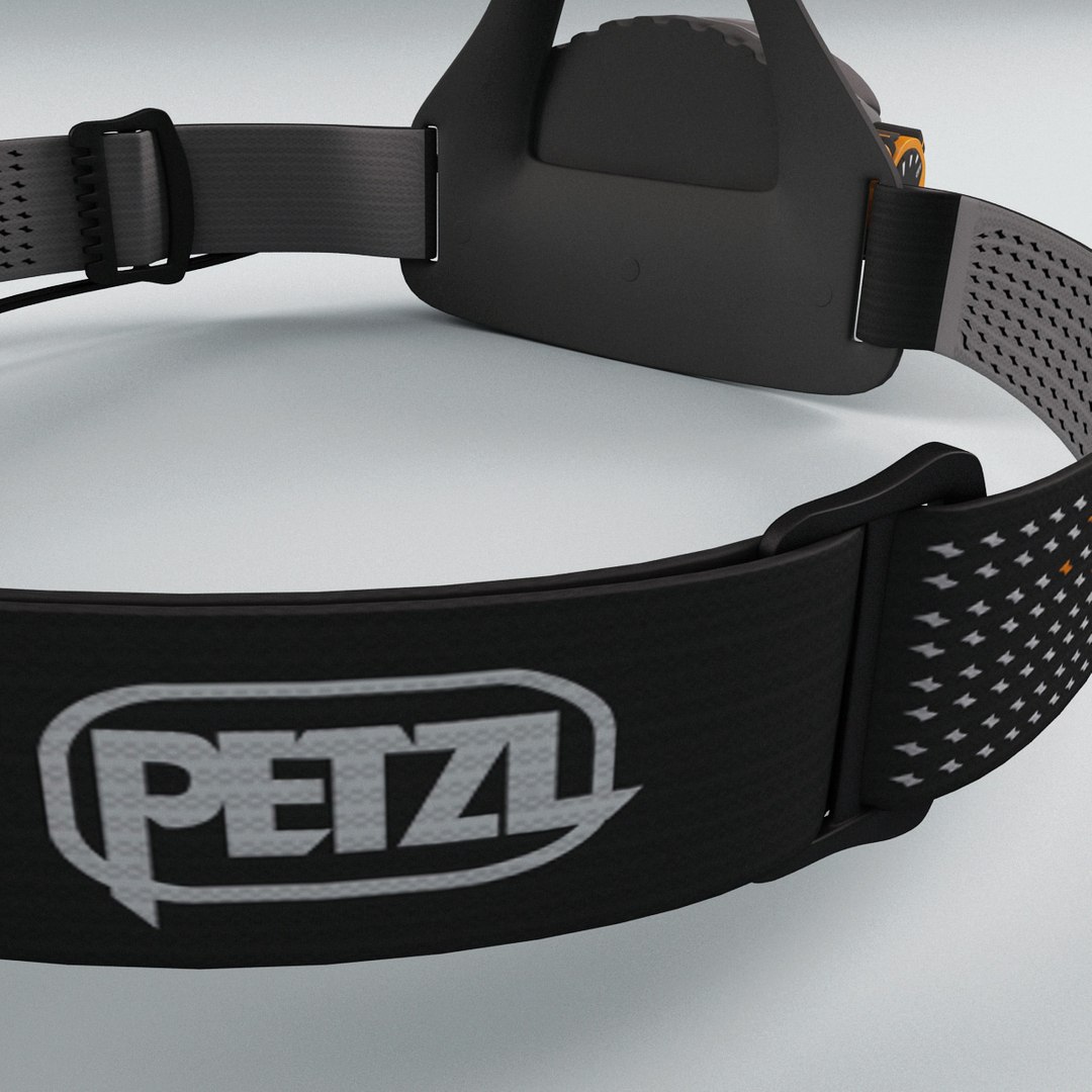 3d Model Headlamp Petzl V2