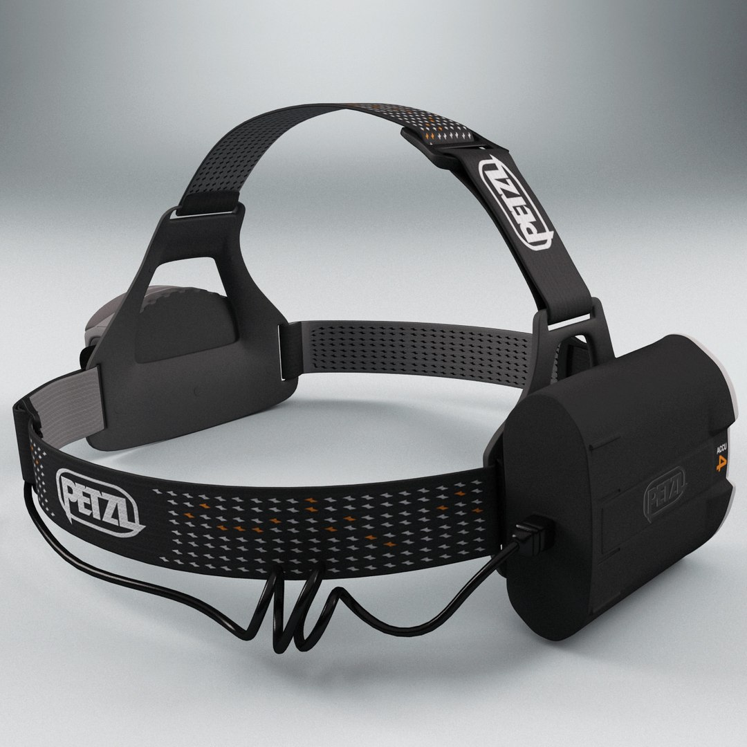 3d Model Headlamp Petzl V2
