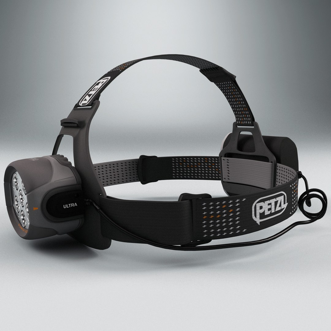 3d Model Headlamp Petzl V2