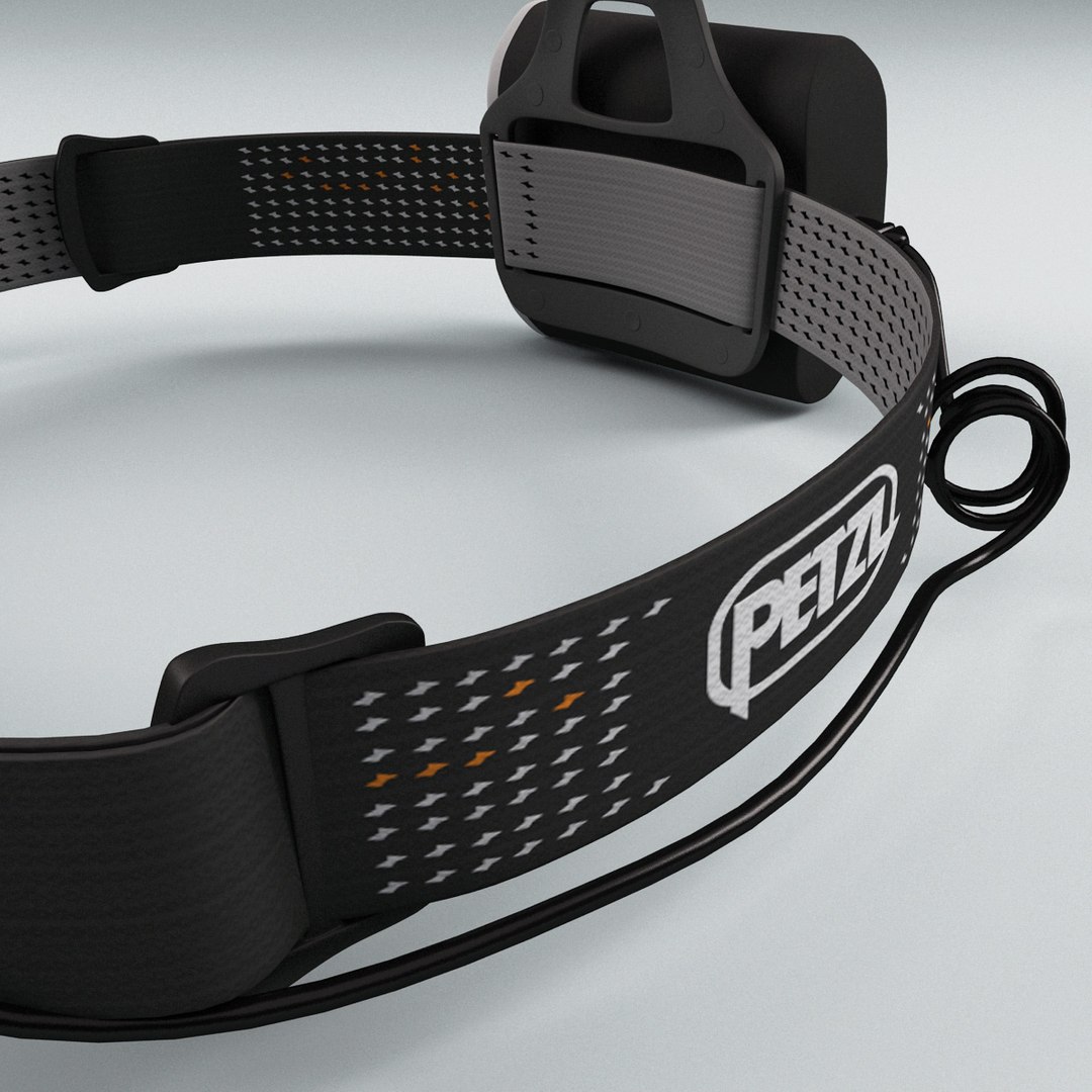 3d Model Headlamp Petzl V2