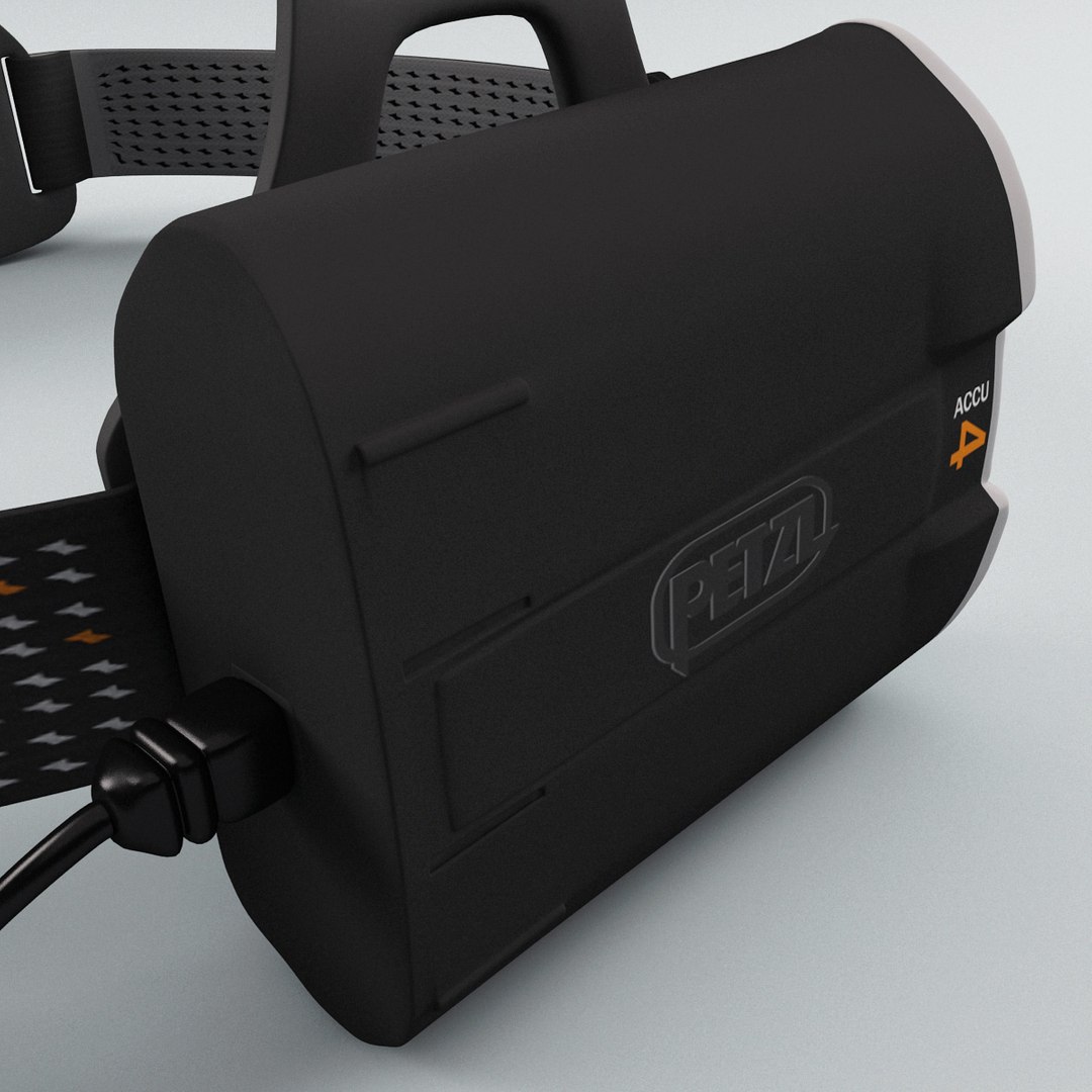 3d Model Headlamp Petzl V2