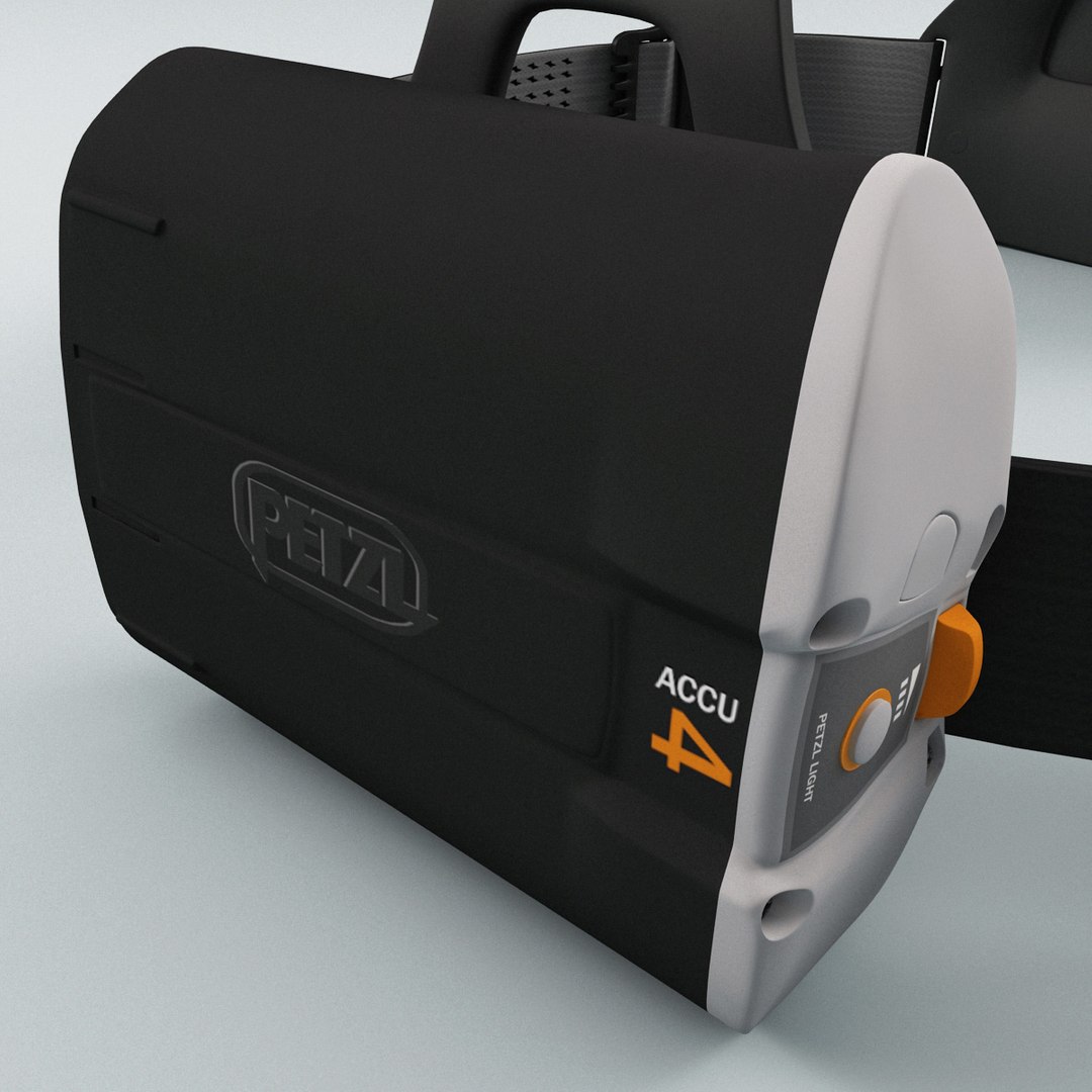 3d Model Headlamp Petzl V2