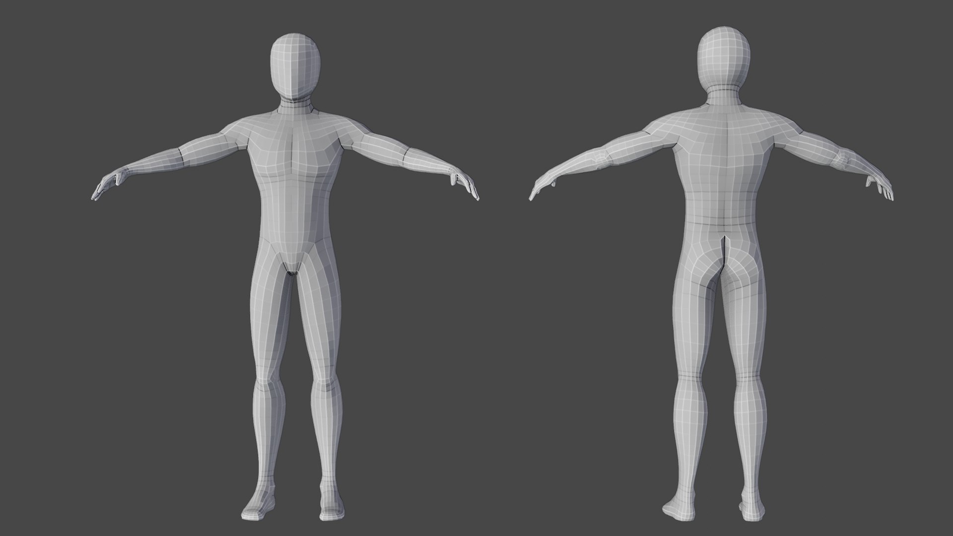 3D BASE Model HUMAN Man BLENDER - TurboSquid 2348946