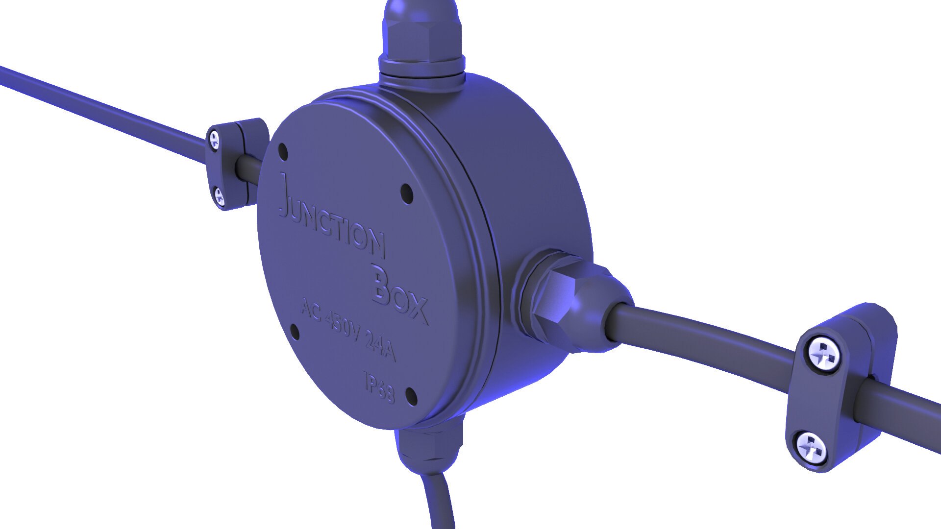 3D Round Cable Junction Box 35 - TurboSquid 1857870