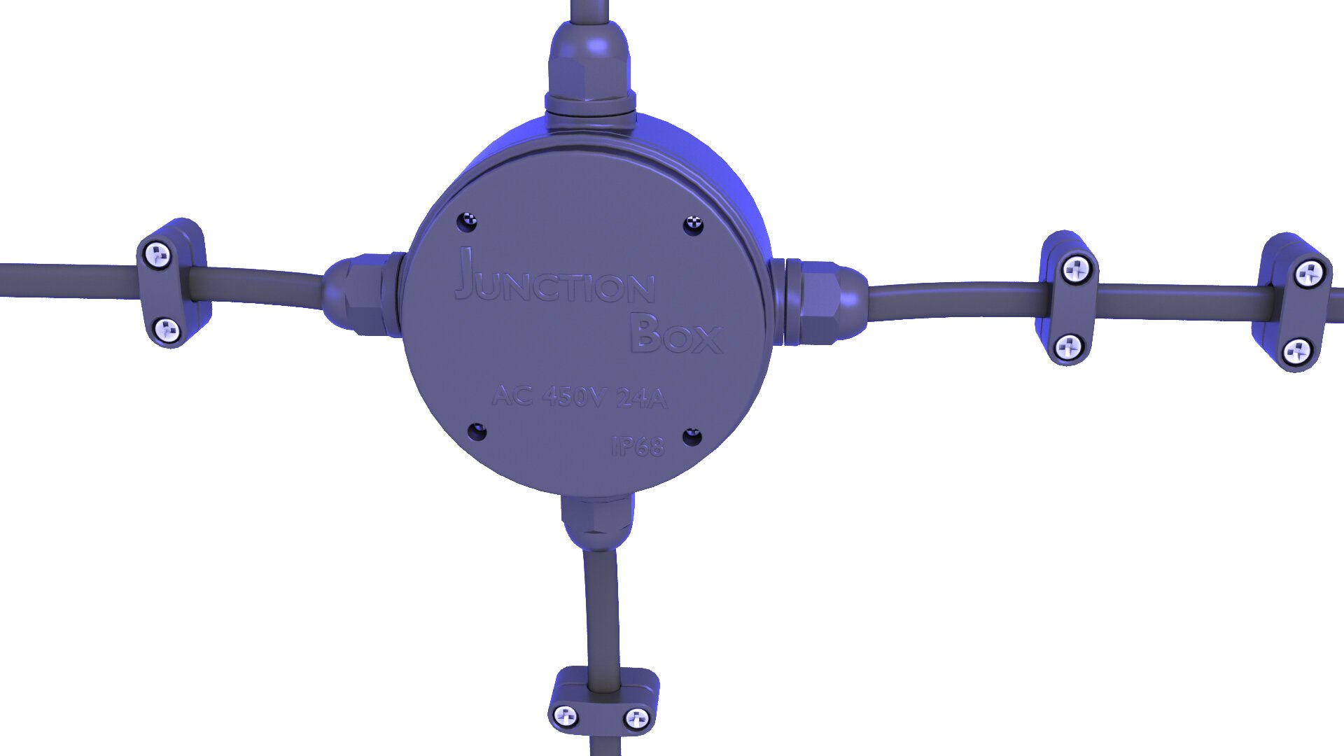 3D Round Cable Junction Box 35 - TurboSquid 1857870