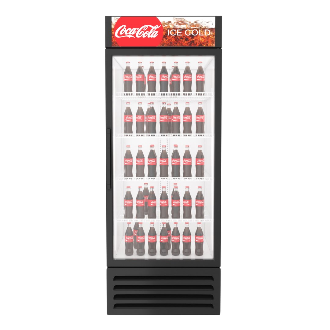 3D Upright Cooler Coca-Cola - TurboSquid 2050425