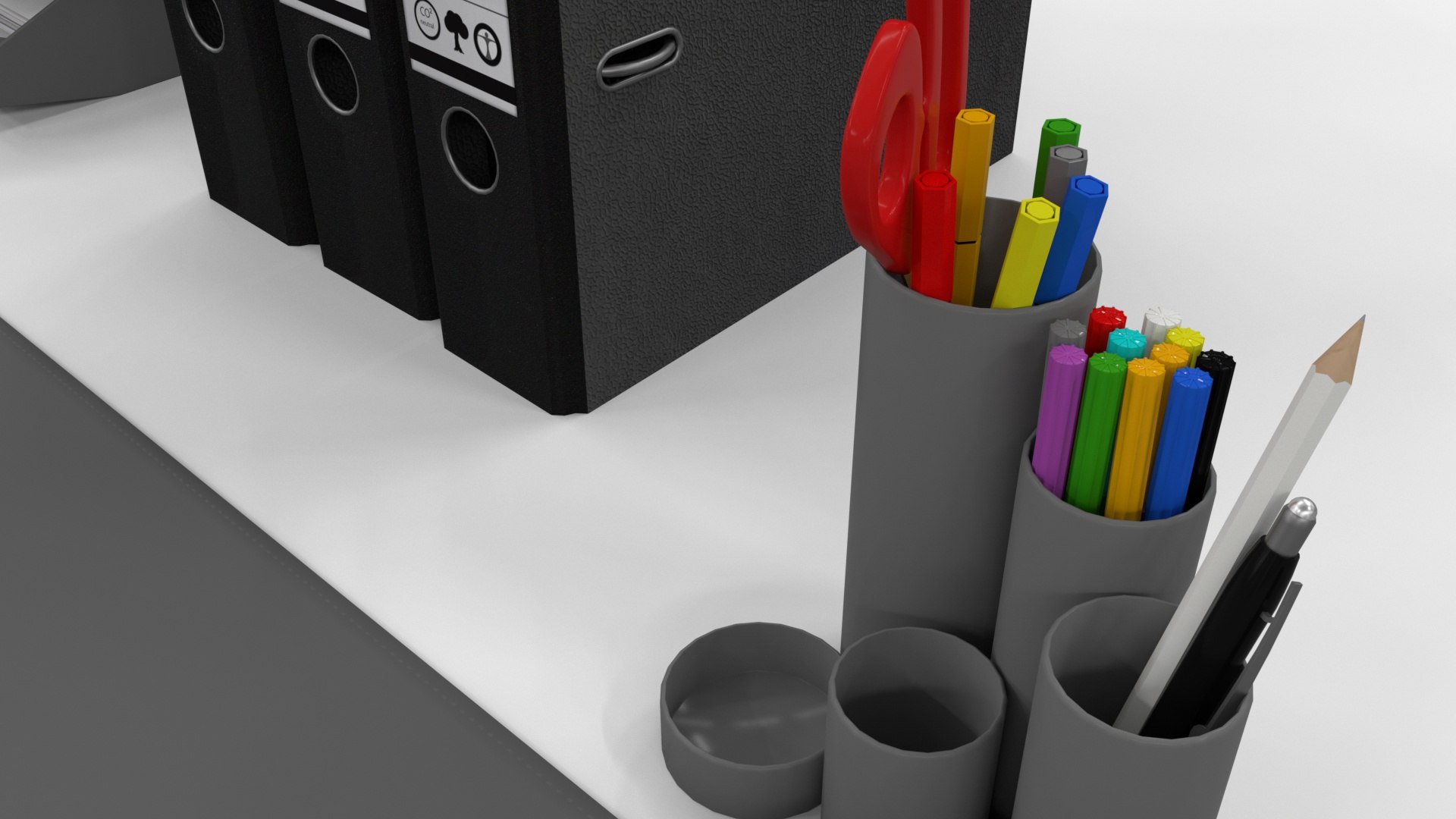 3D Office Utensils - TurboSquid 1997493