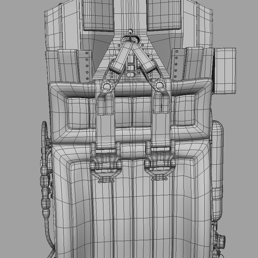 3d photorealistic aces ii ejection seat