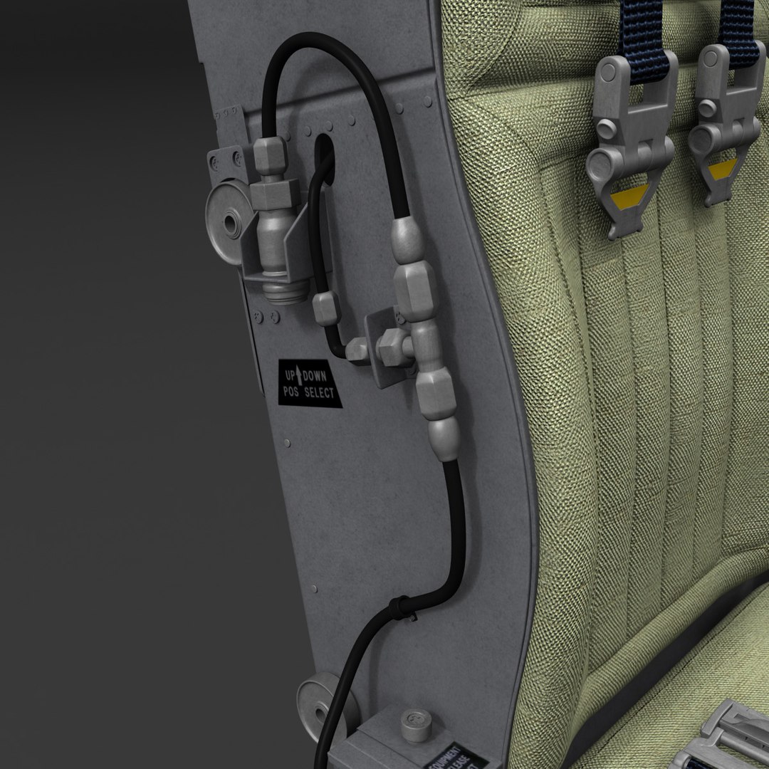 3d photorealistic aces ii ejection seat