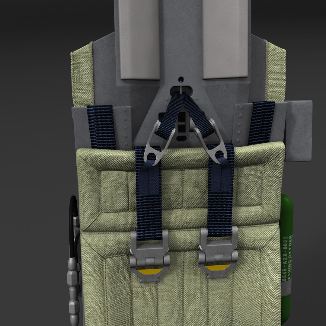 3d photorealistic aces ii ejection seat