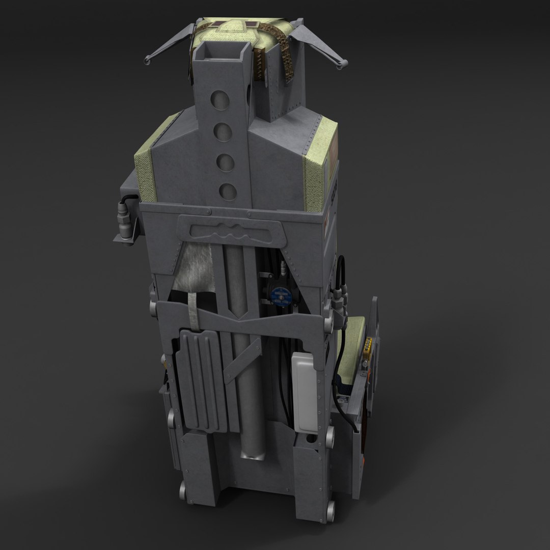 3d photorealistic aces ii ejection seat