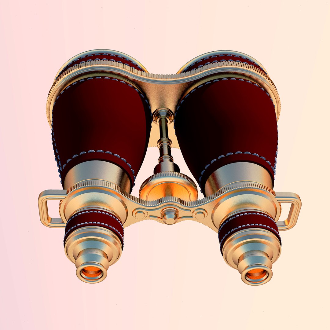 Binoculars Cosplay 3d Print - Leather And Gold 3D - TurboSquid 1879784